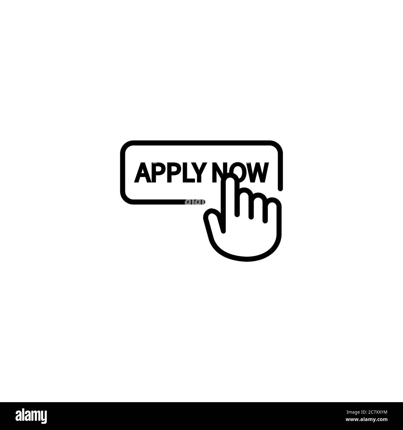 Apply now button on Stock Vector Images - Alamy