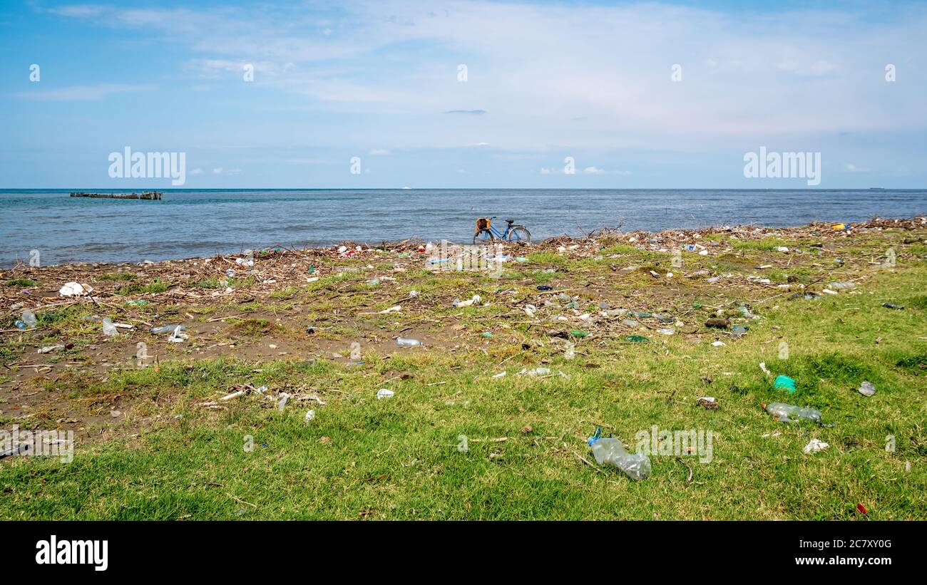 The problem of pollution and ecology of the sea shore and the ocean ...