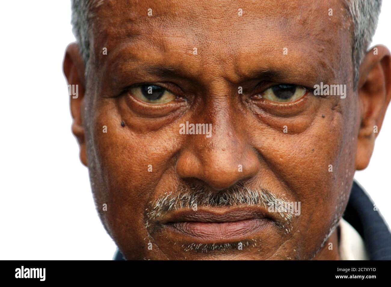 Indian old man closeup hi-res stock photography and images - Alamy