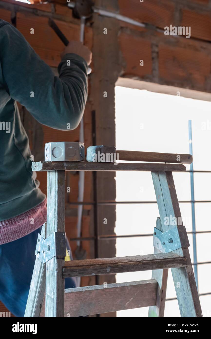 Breaking ladder hi-res stock photography and images - Alamy