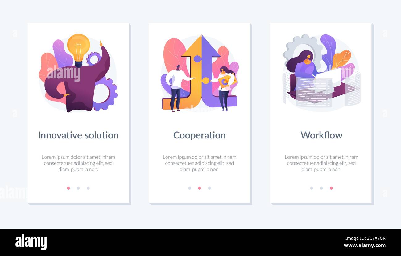 Performance app interface template Stock Vector Image & Art - Alamy