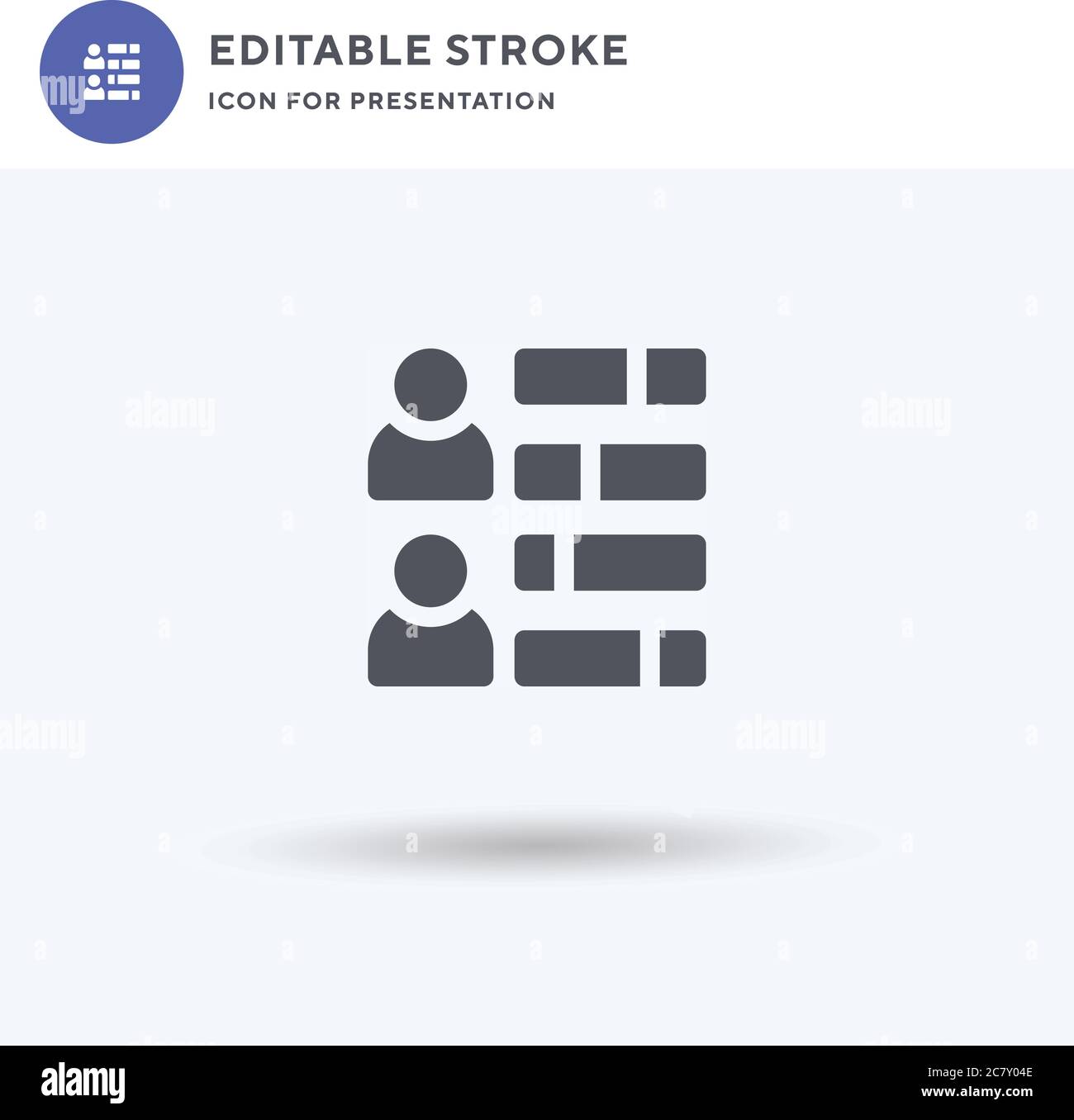 Skills icon vector, filled flat sign, solid pictogram isolated on white ...