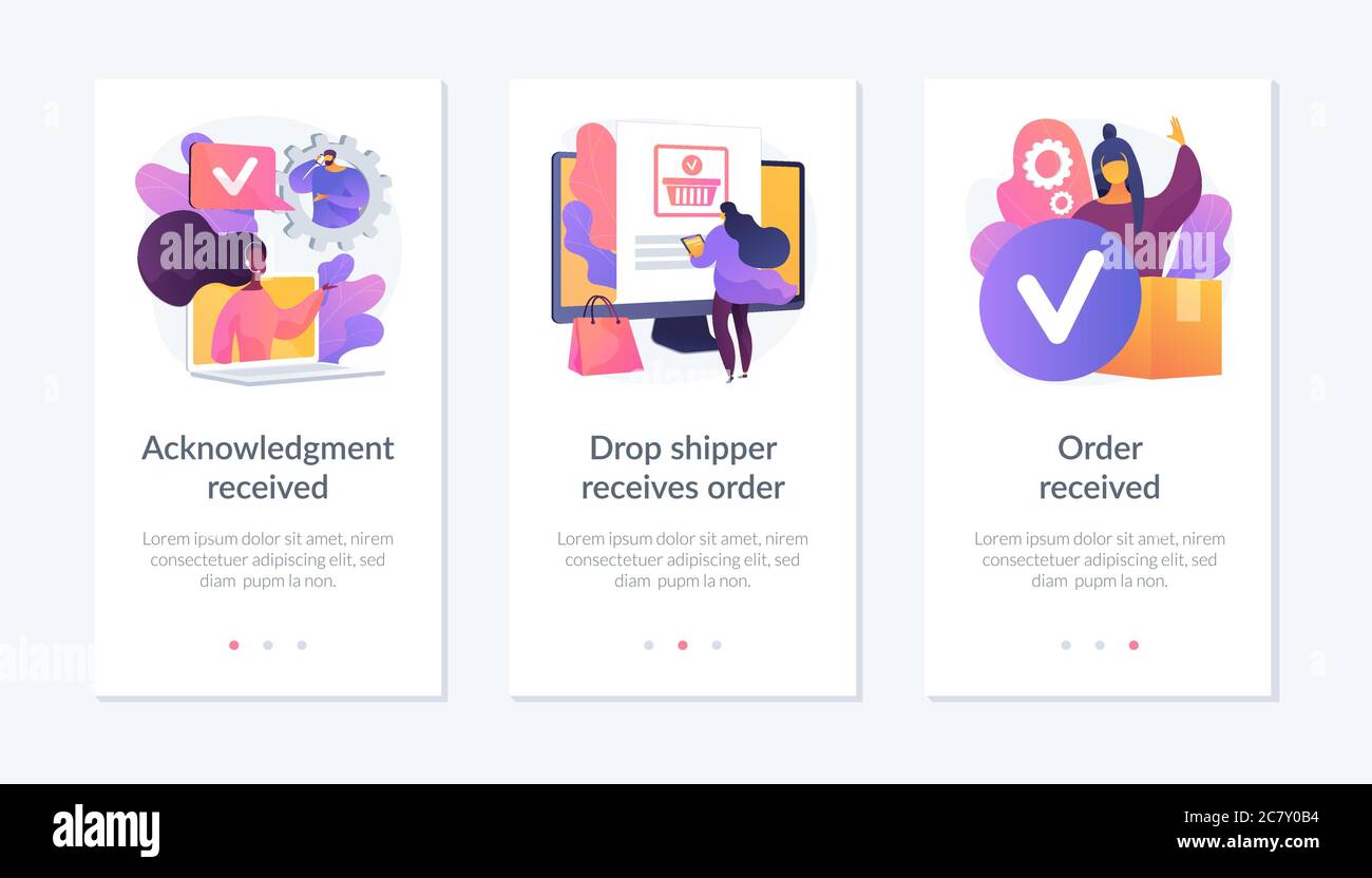 Processing step Stock Vector Images - Alamy