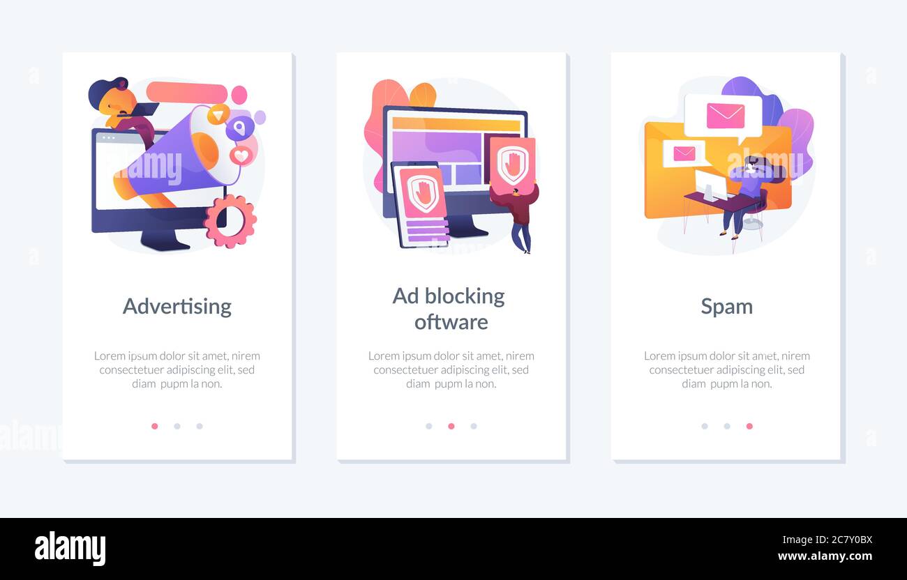 Advertising block Stock Vector Images - Alamy