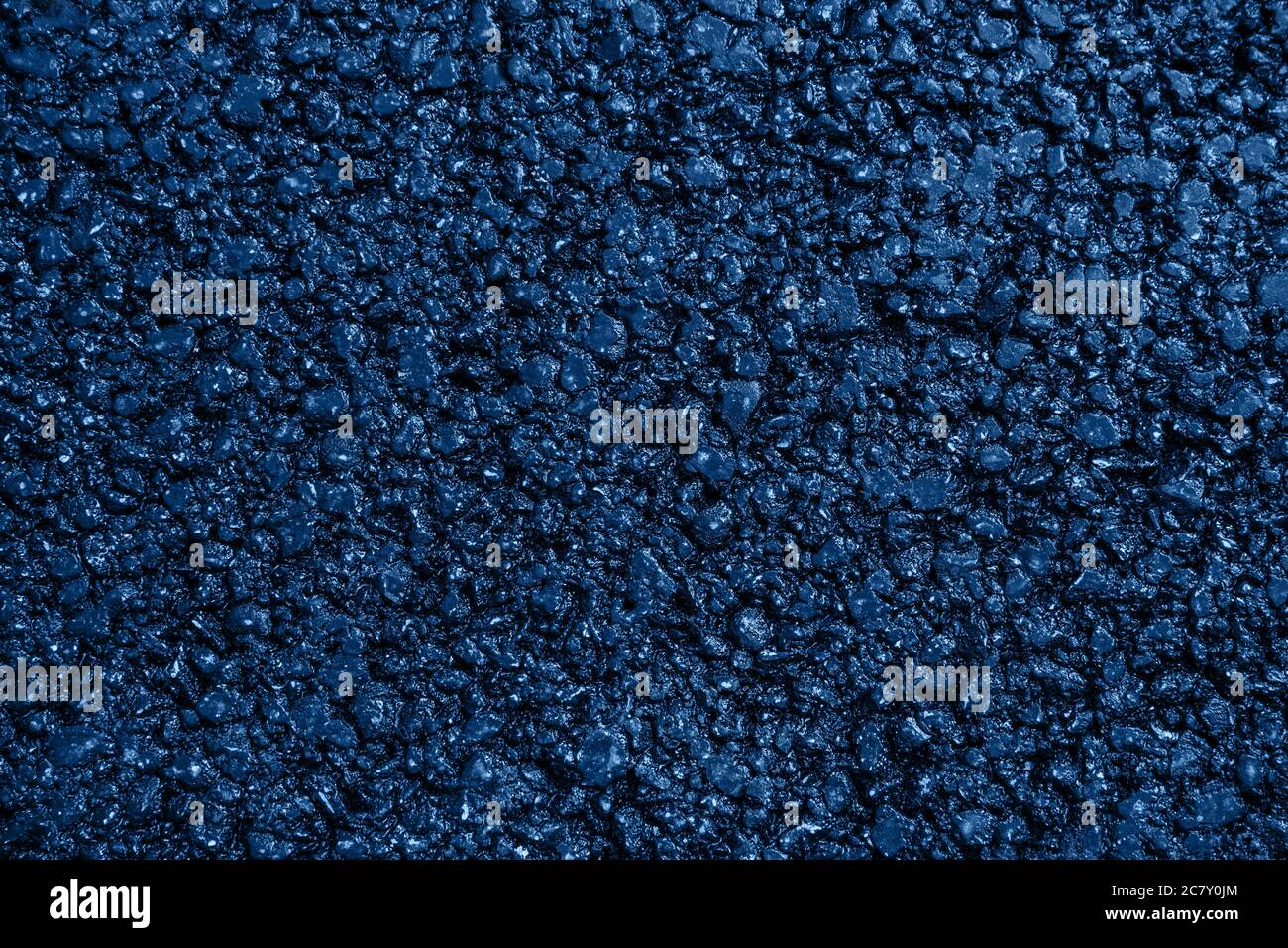 New blue asphalt. Textured, background. Flat lay. Close up Stock Photo ...
