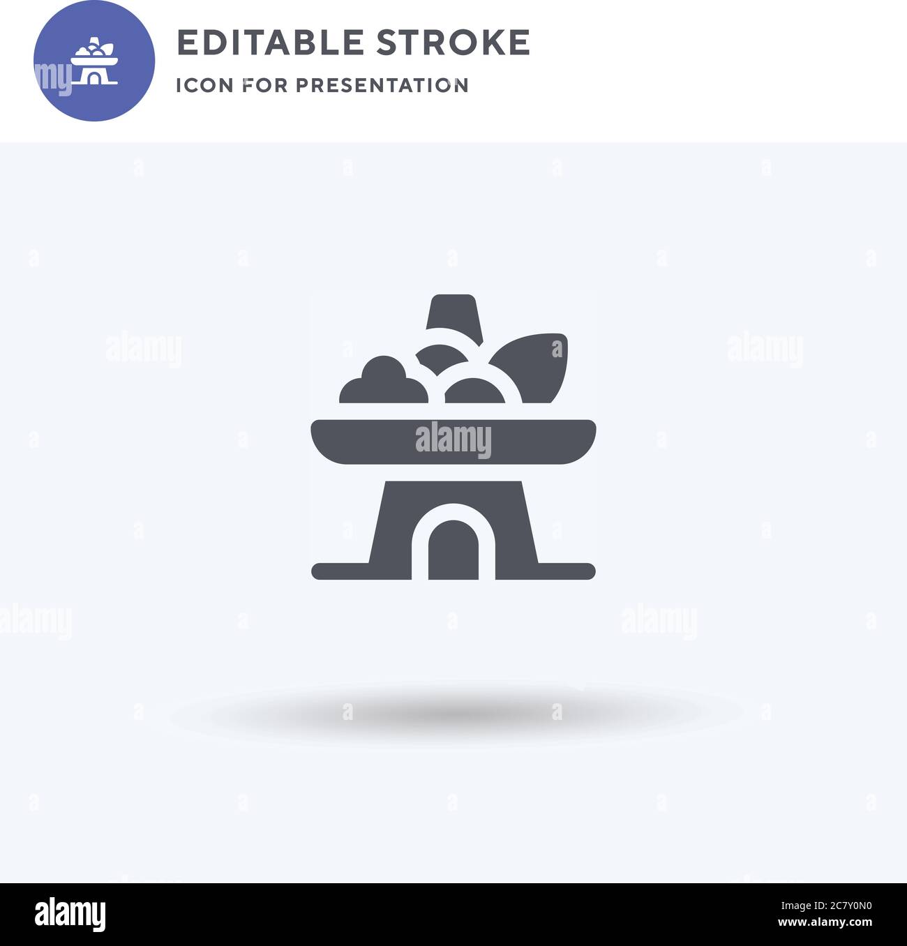 Hot Pot icon vector, filled flat sign, solid pictogram isolated on ...