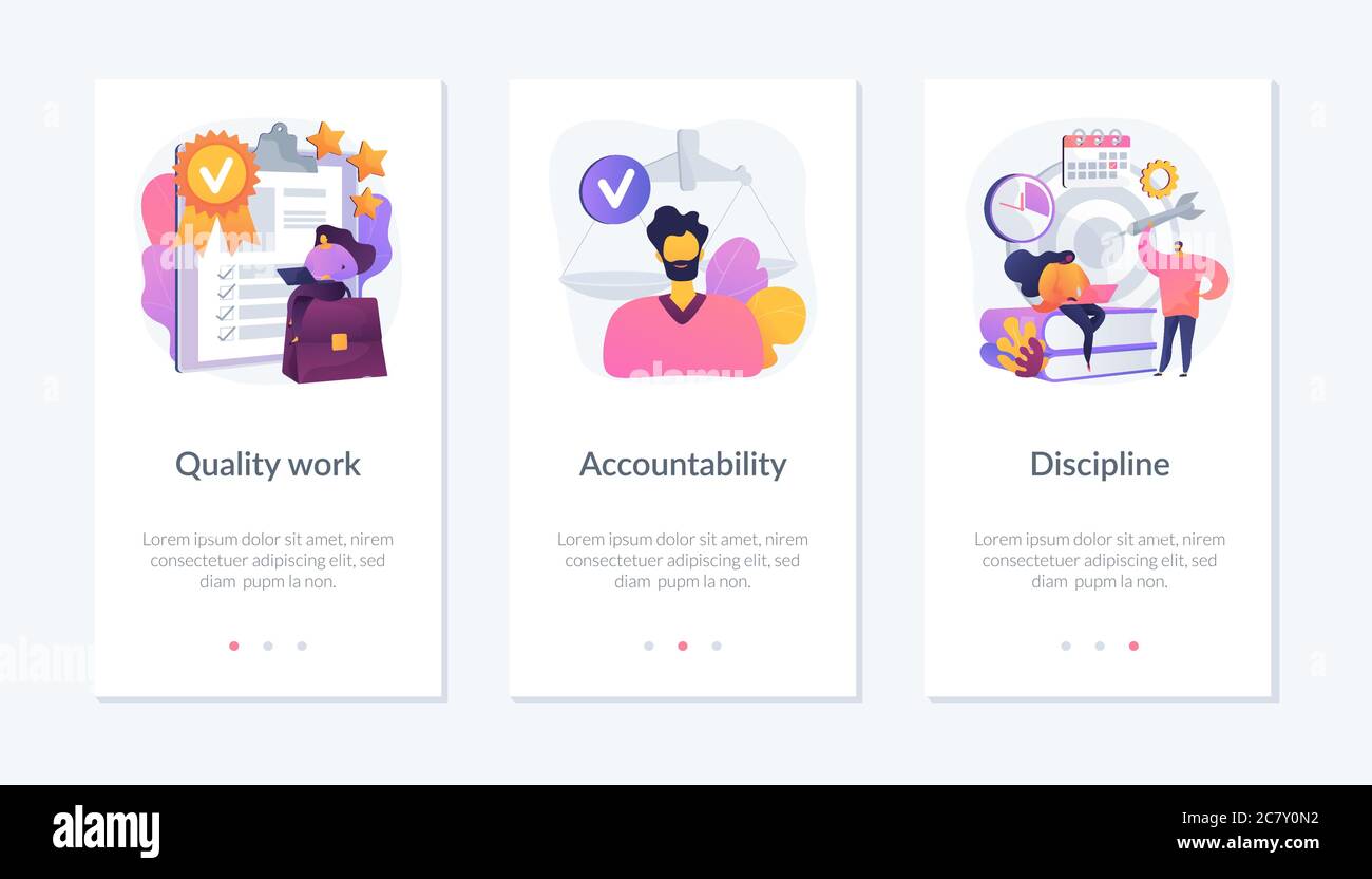 Task and project management app interface template Stock Vector Image ...