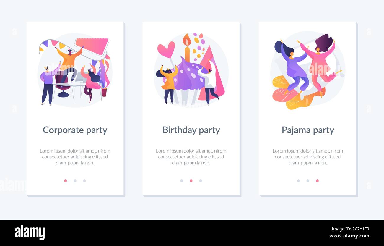 Mobile party girl Stock Vector Images - Alamy