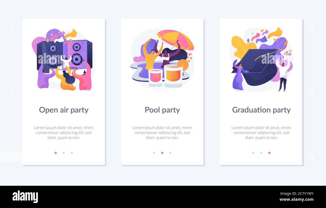 Pool party dancing Stock Vector Images - Alamy