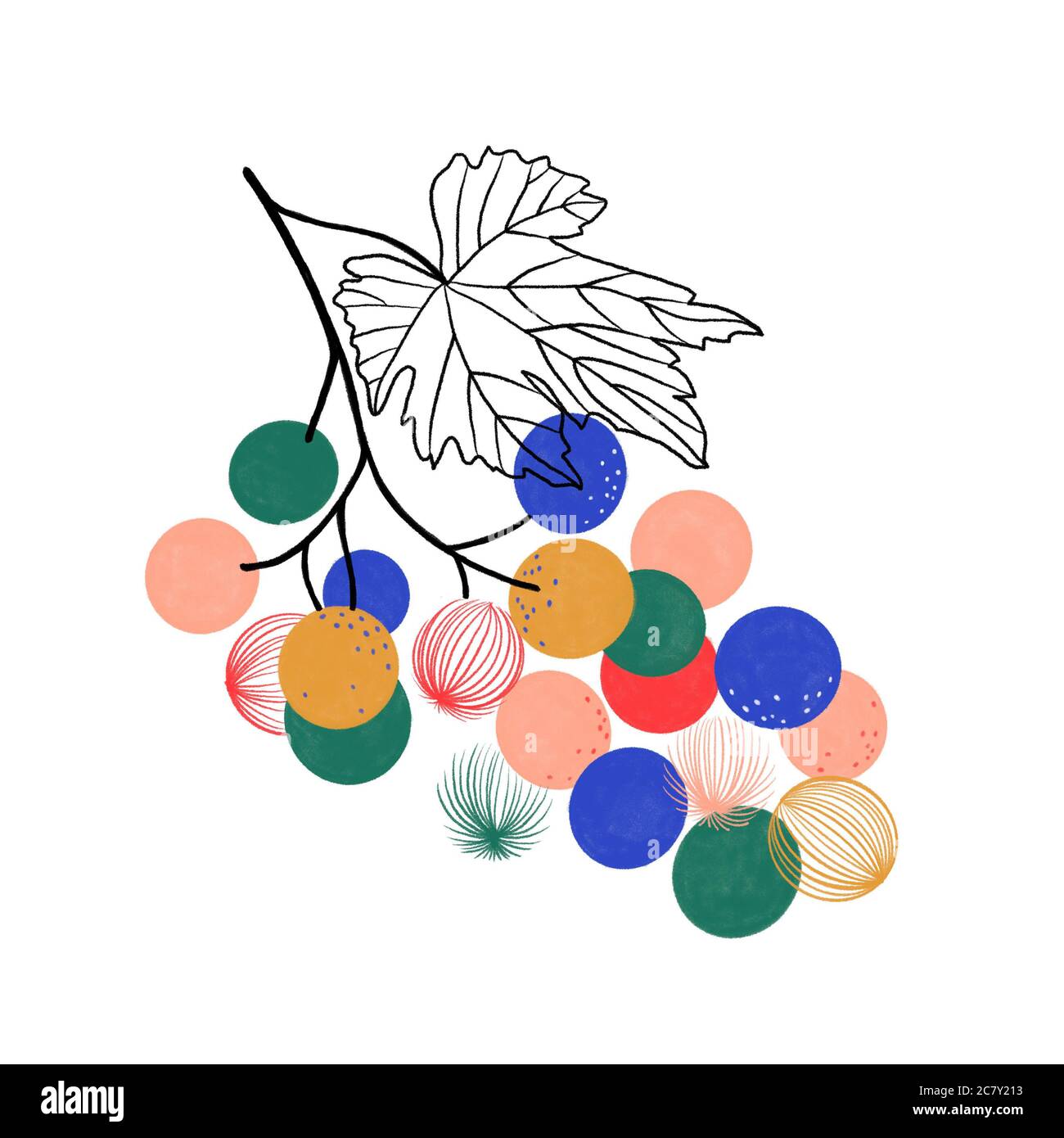 Child drawn spring flower Cut Out Stock Images & Pictures - Alamy