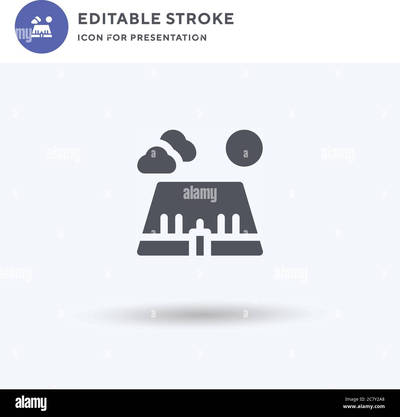 Abu Simbel icon vector, filled flat sign, solid pictogram isolated on ...
