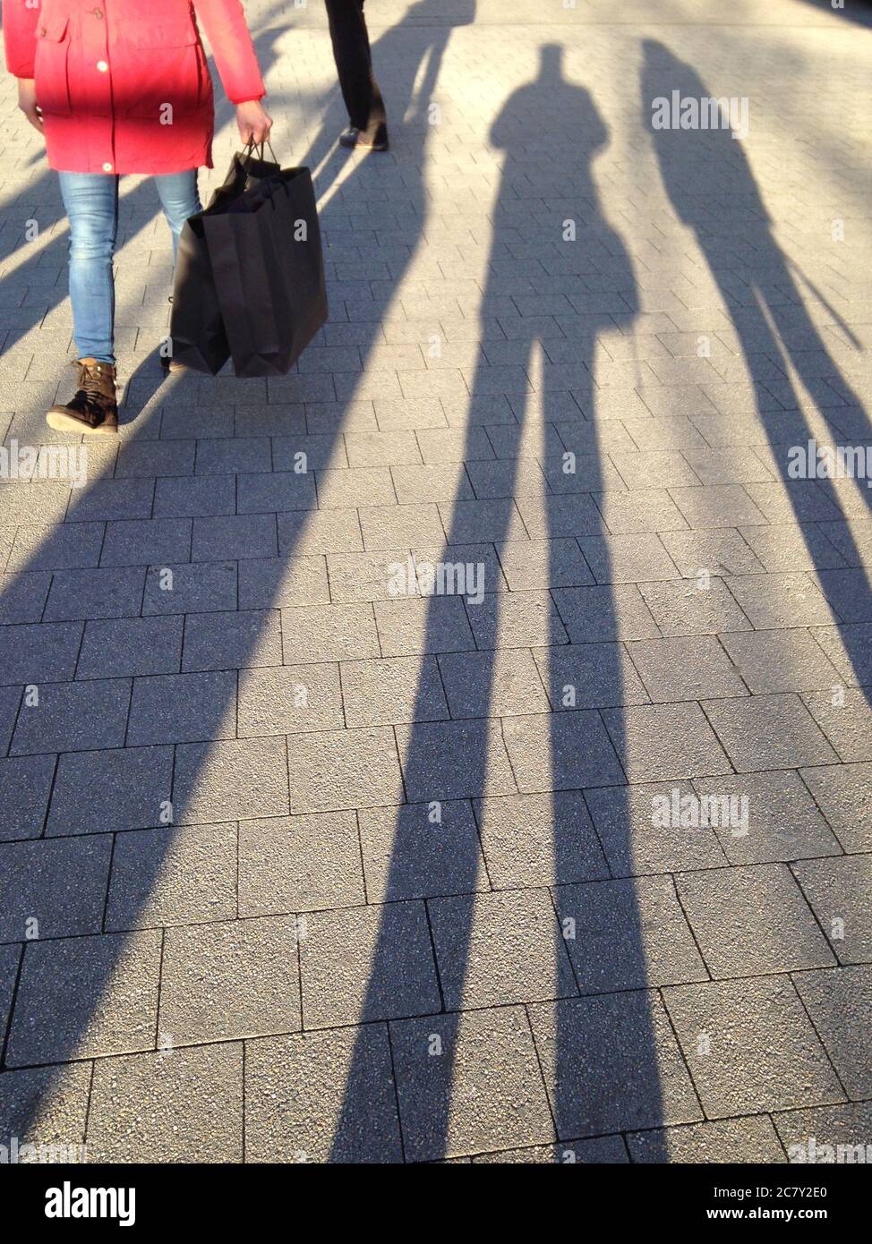 Human Shadows On The Ground High Resolution Stock Photography and ...