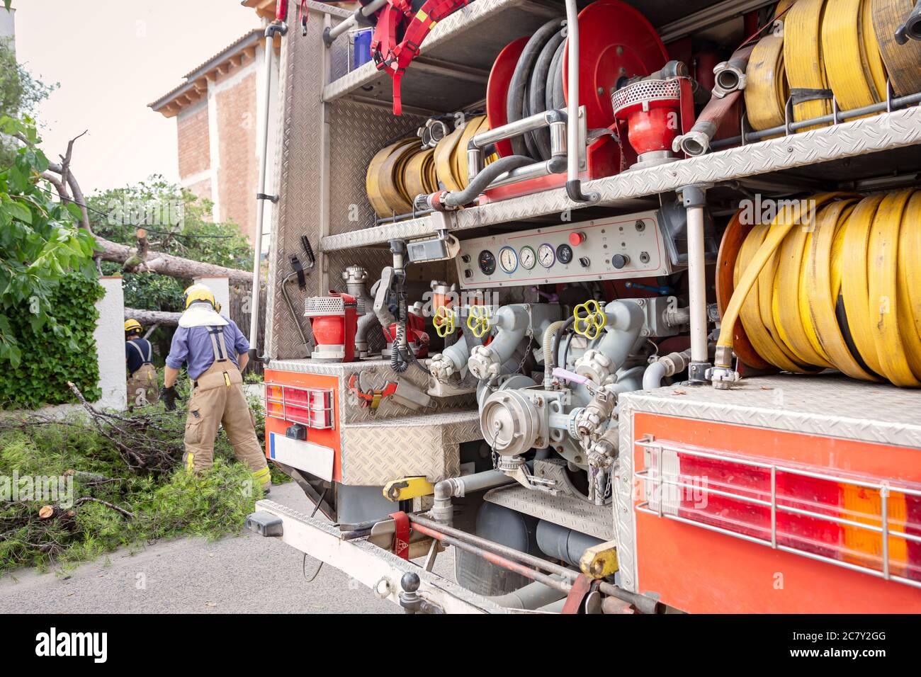 American fire equipment hi-res stock photography and images - Alamy