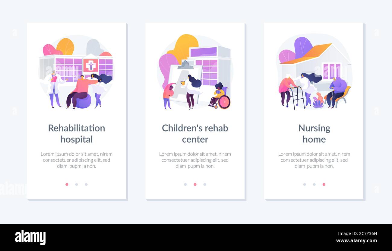 Injury rehabilitation icon set Stock Vector Images - Alamy