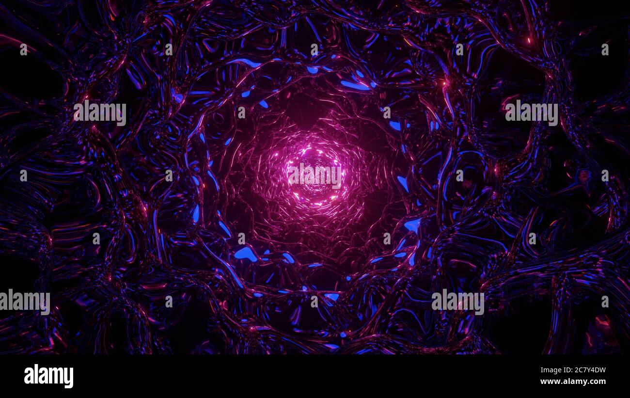 Closeup shot of colorful neon abstract lights in perspective - perfect ...