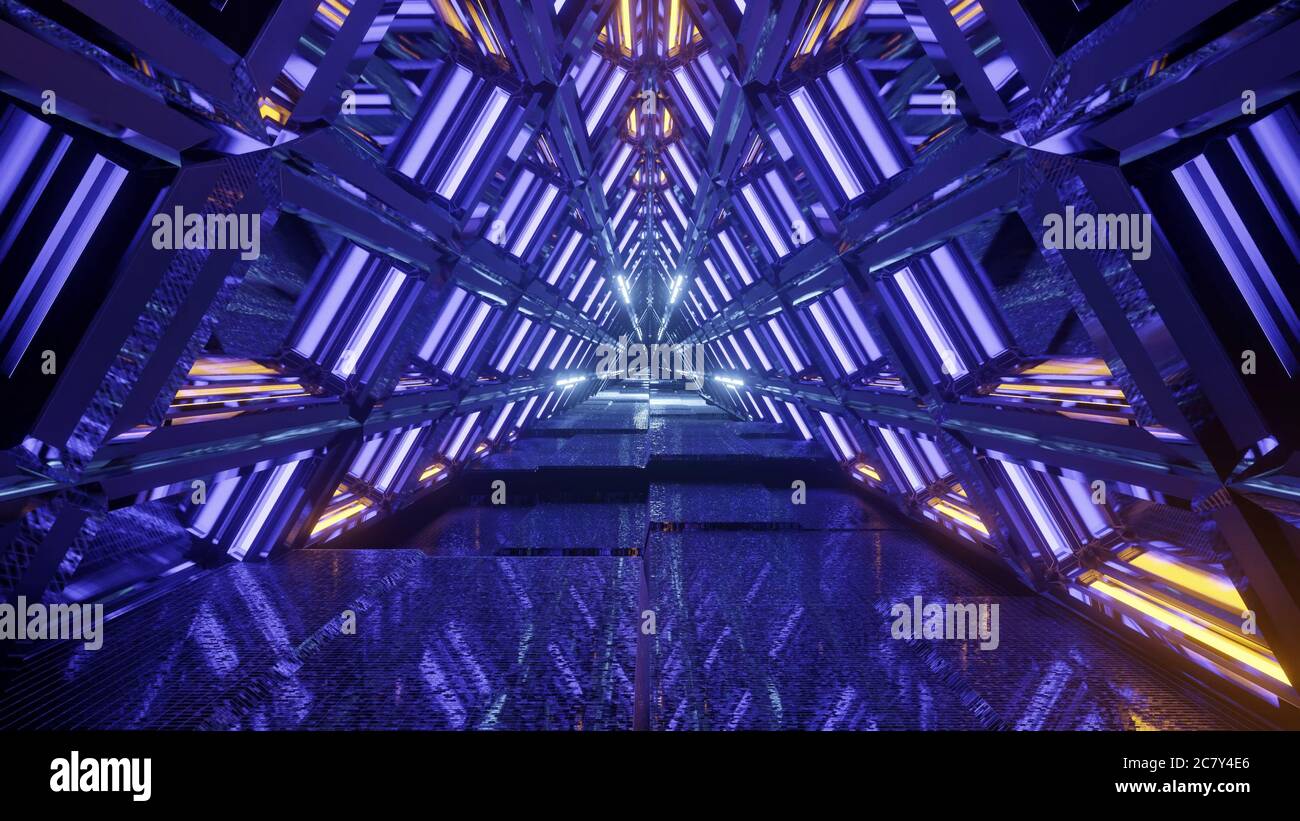 Colorful neon geometric shapes forming hi-res stock photography and ...