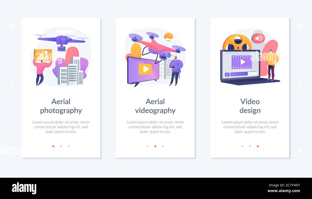 Aerial production view Stock Vector Images - Alamy