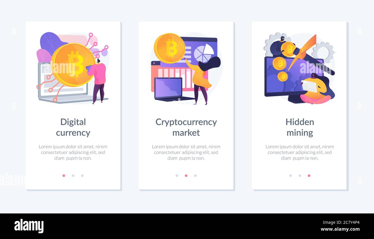 Electronic money turnover app interface template Stock Vector Image ...