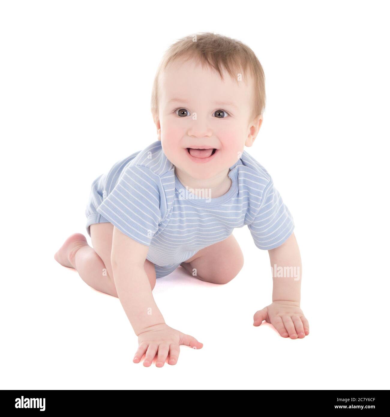 funny baby boy toddler isolated on white background Stock Photo - Alamy