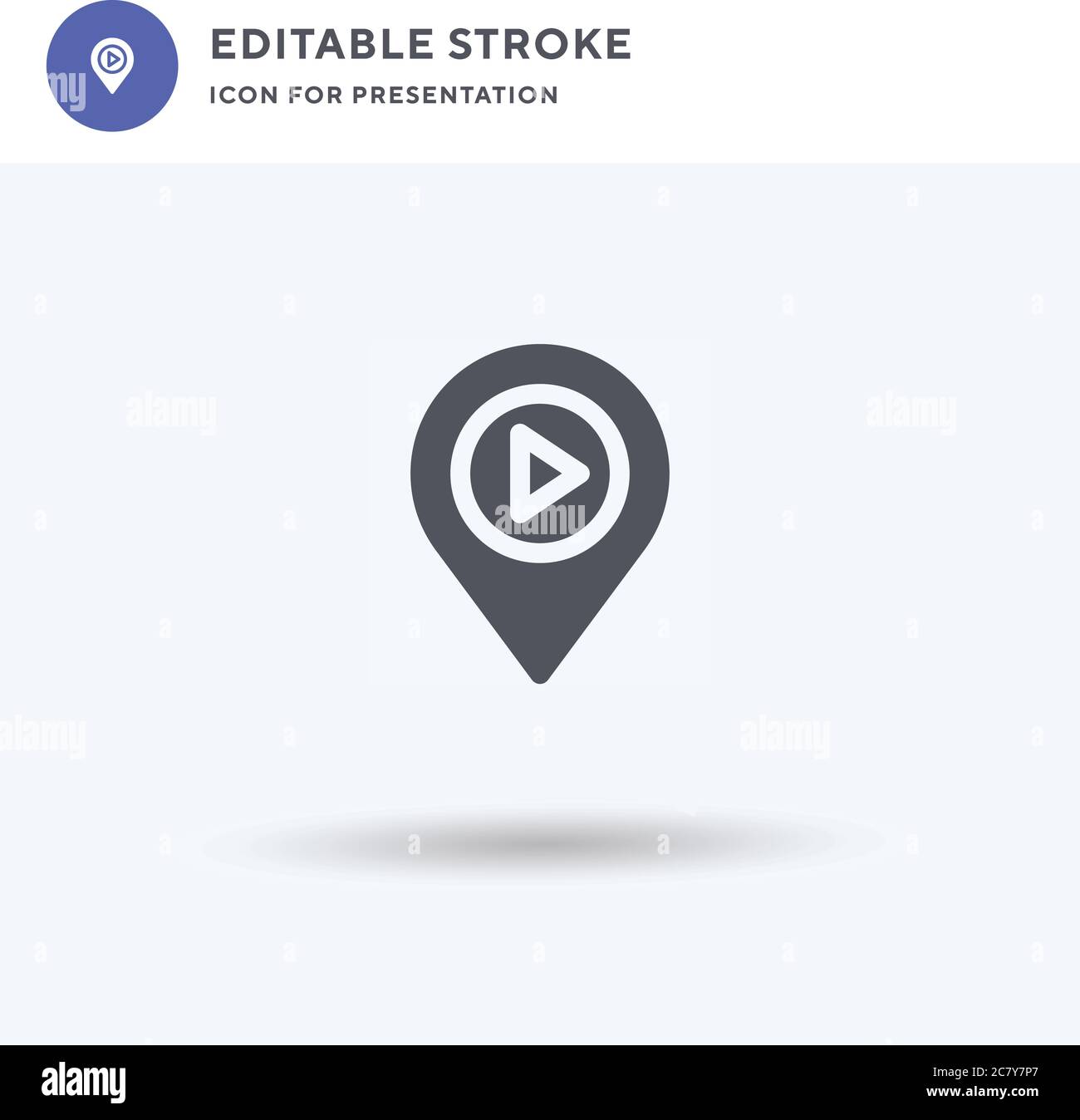 Placeholder icon vector, filled flat sign, solid pictogram isolated on ...