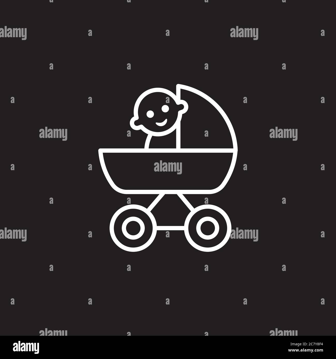 Baby changing diapers flat icon sign. vector Stock Vector Image & Art ...