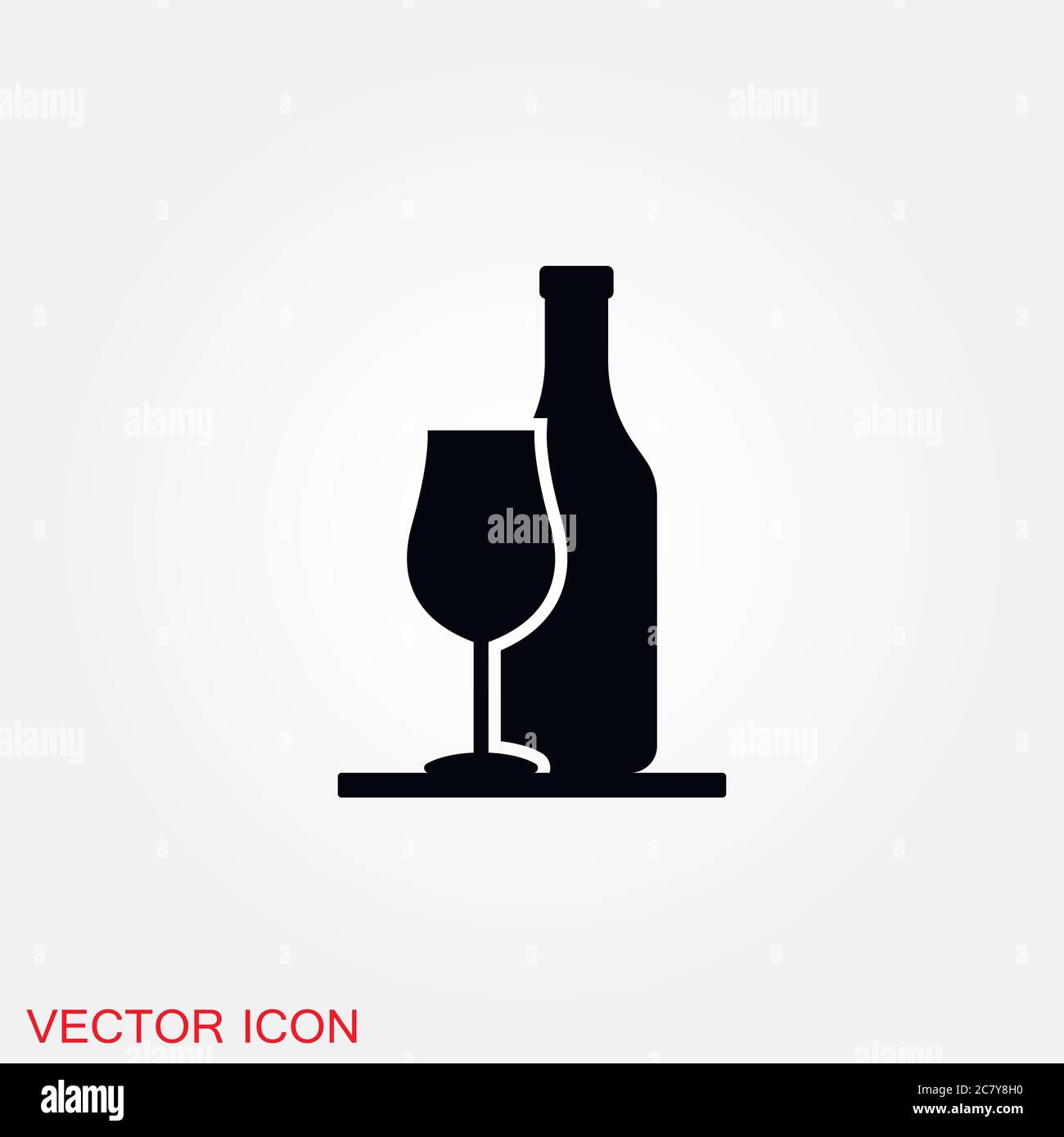 Bar icon. Icons Of Bar Drinks. Black bar drink icons Stock Vector Image ...