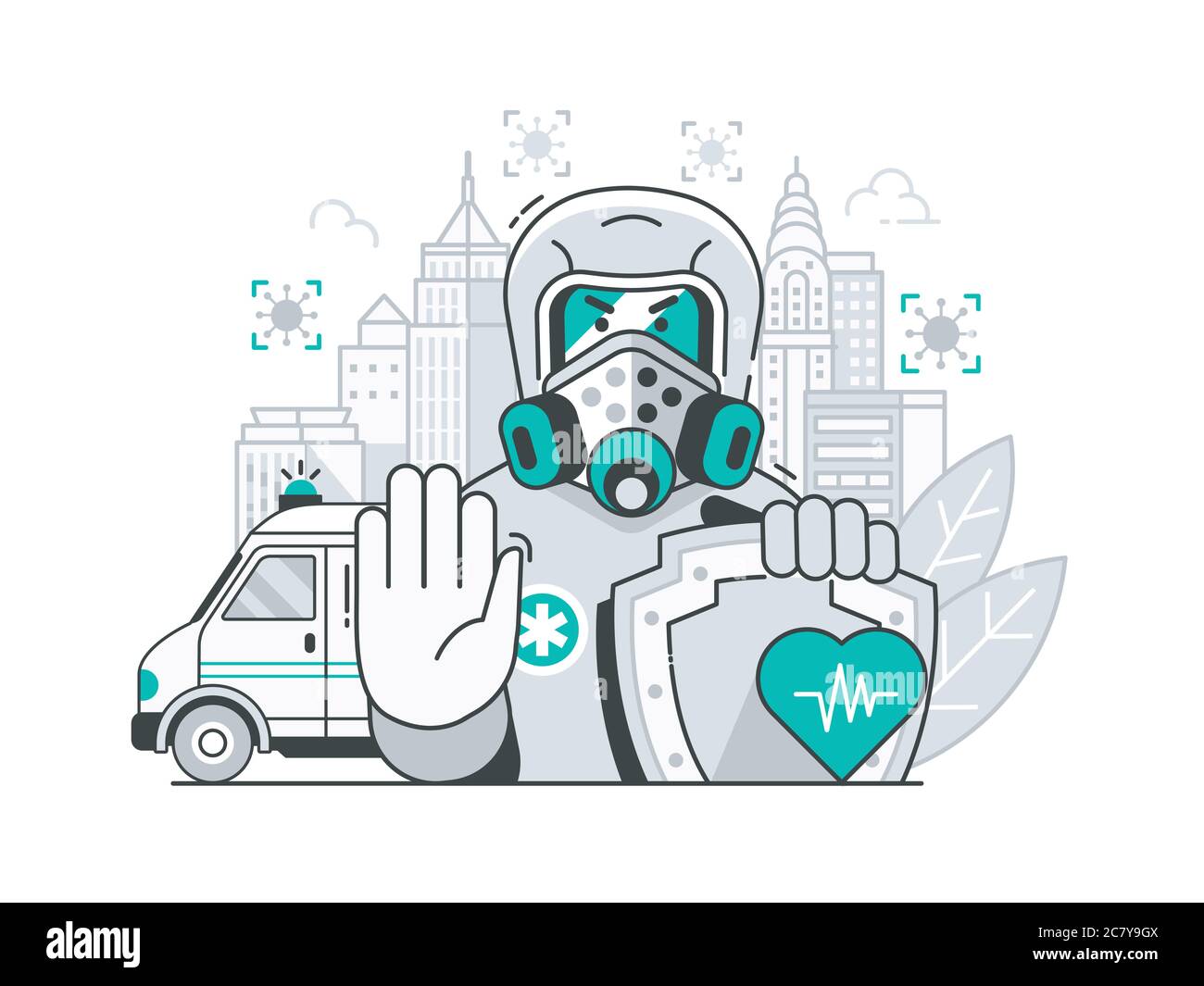 Quarantine scientist Cut Out Stock Images & Pictures - Alamy