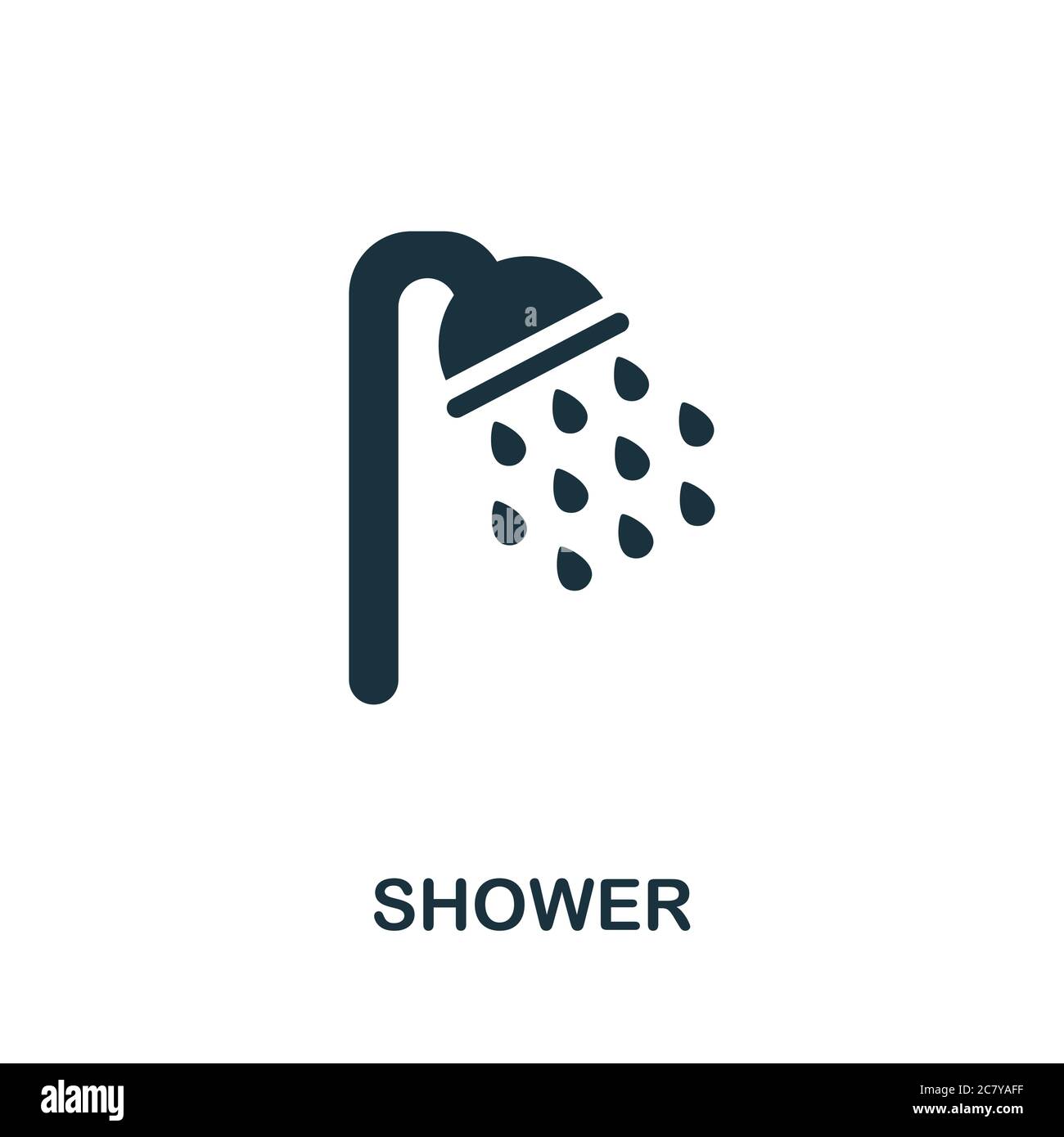 Shower icon. Simple element from hygiene collection. Creative Shower ...