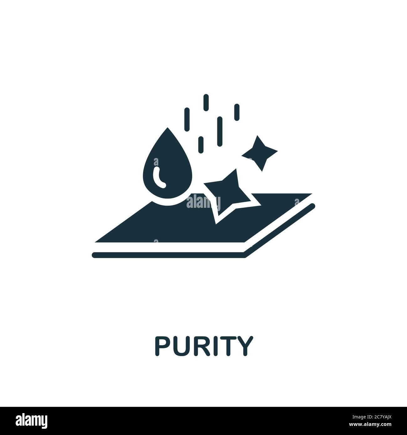 Purity icon. Simple element from hygiene collection. Creative Purity ...