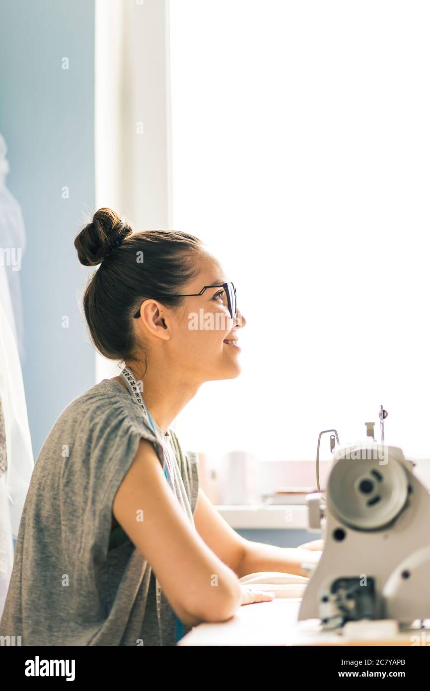 home office desk background, Desk Dressmaker ,Workplace of seamstress ...