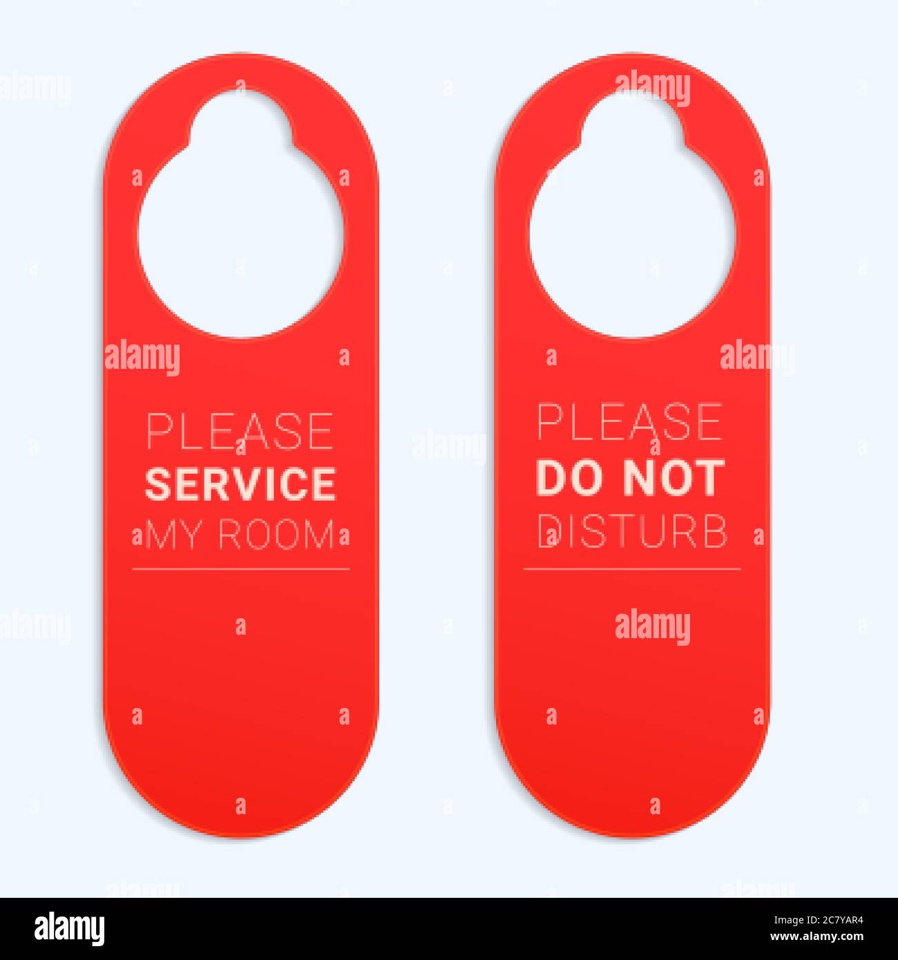 Hotel Room Door Hanger Do Not Disturb Label Stock Vector Image And Art