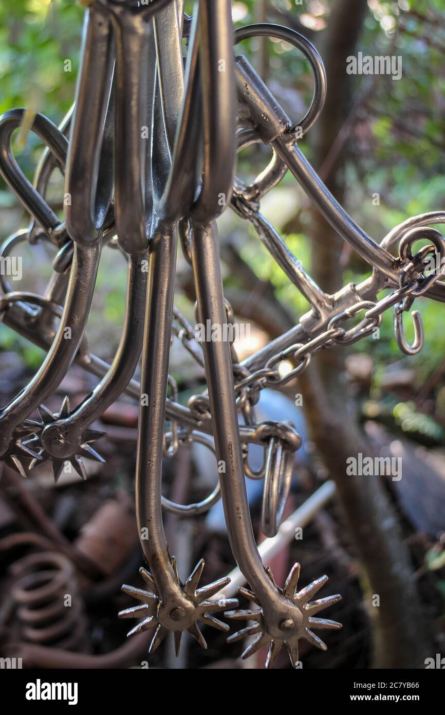 Hanging metal chain hi-res stock photography and images - Alamy