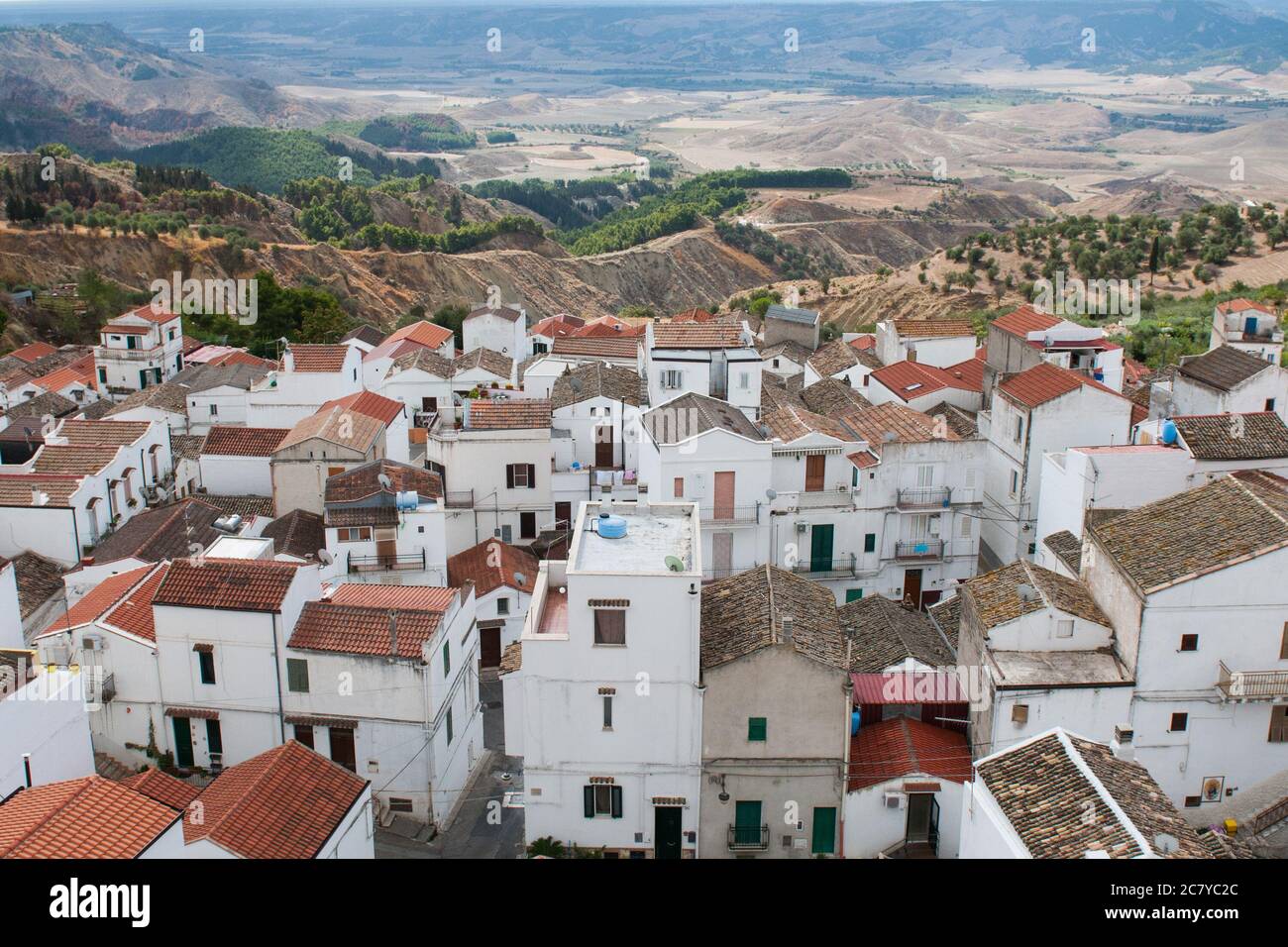 Basilicata italy in a small village in italy hi-res stock photography ...