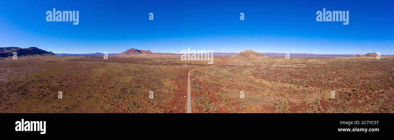 Panoramic shot of a flat terrain called plateau desert Stock Photo - Alamy