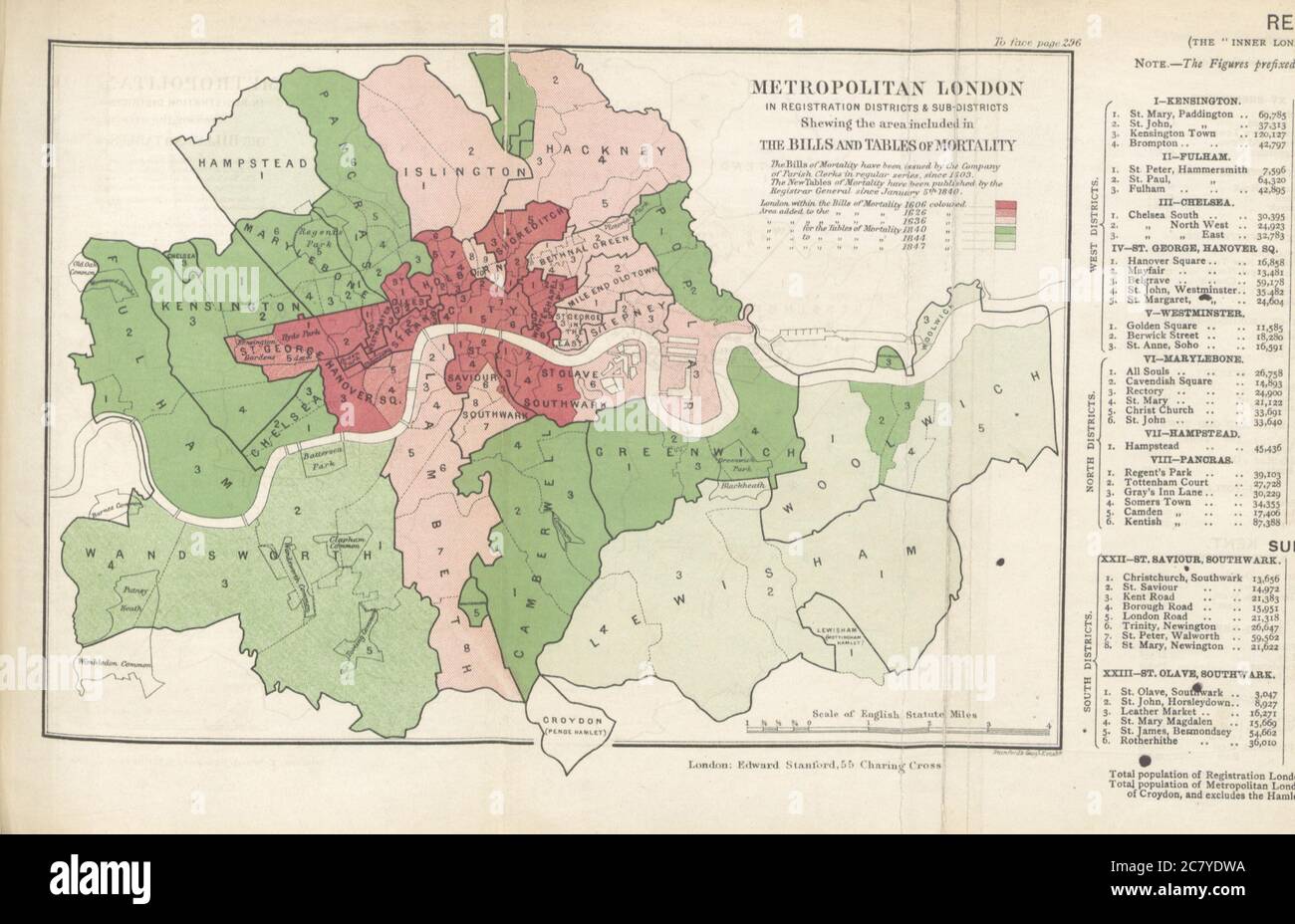 Old map london compass hi-res stock photography and images - Alamy