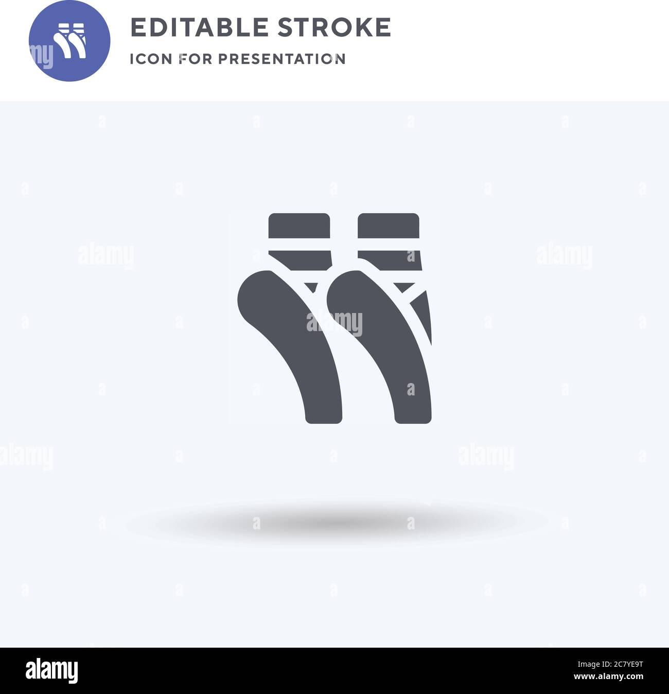 Ballet icon vector, filled flat sign, solid pictogram isolated on white ...