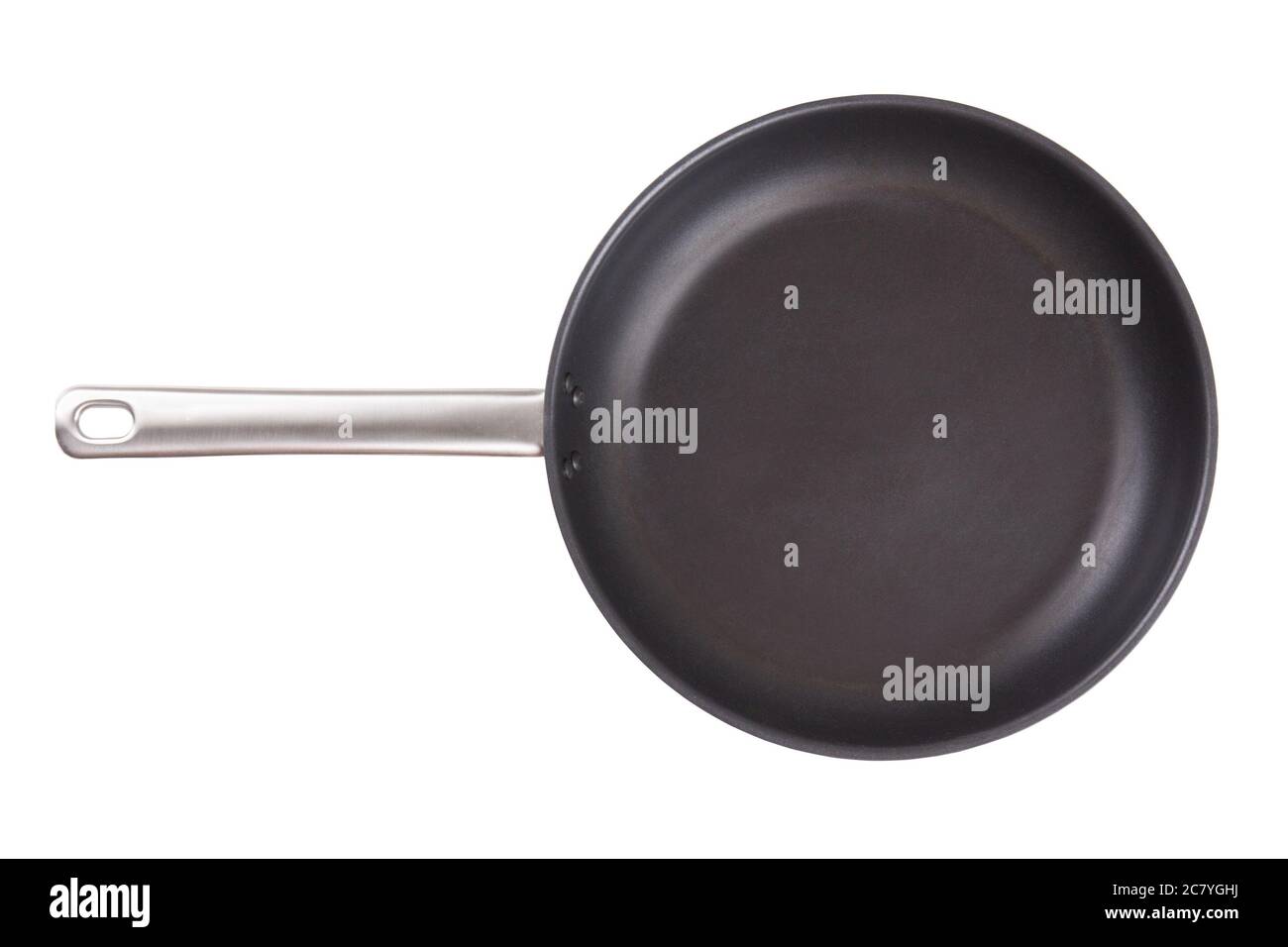 empty frying pan isolated on white background Stock Photo - Alamy