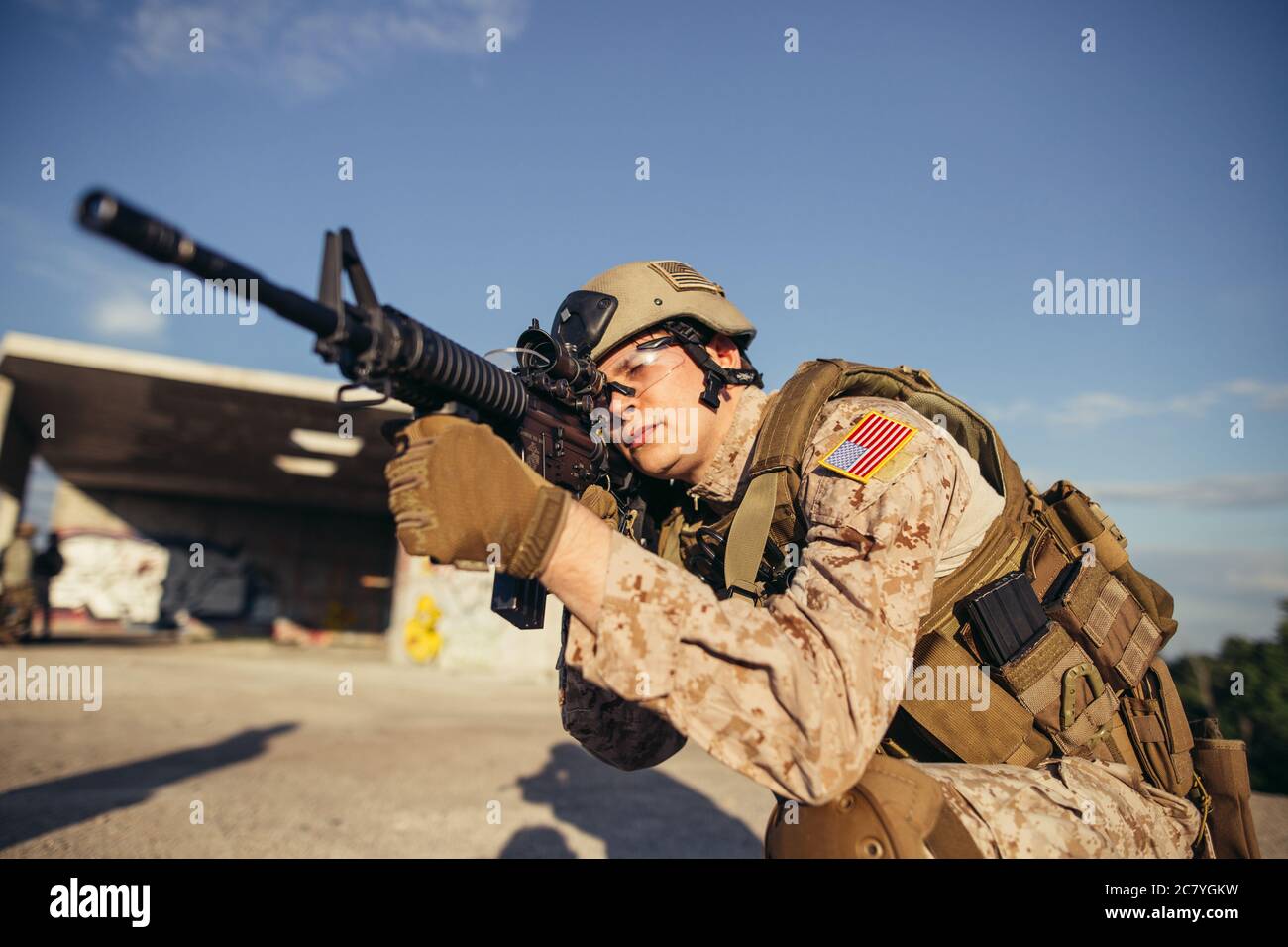 Military, war, conflict, soldiers - Special forces soldier man hold ...