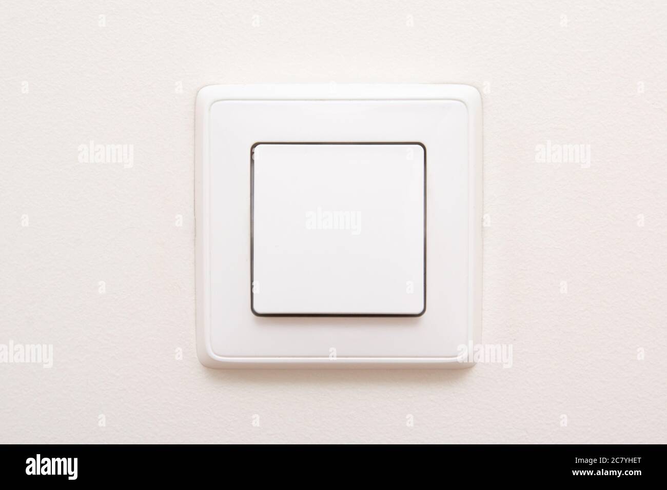 modern light switch mounted on white wall Stock Photo - Alamy