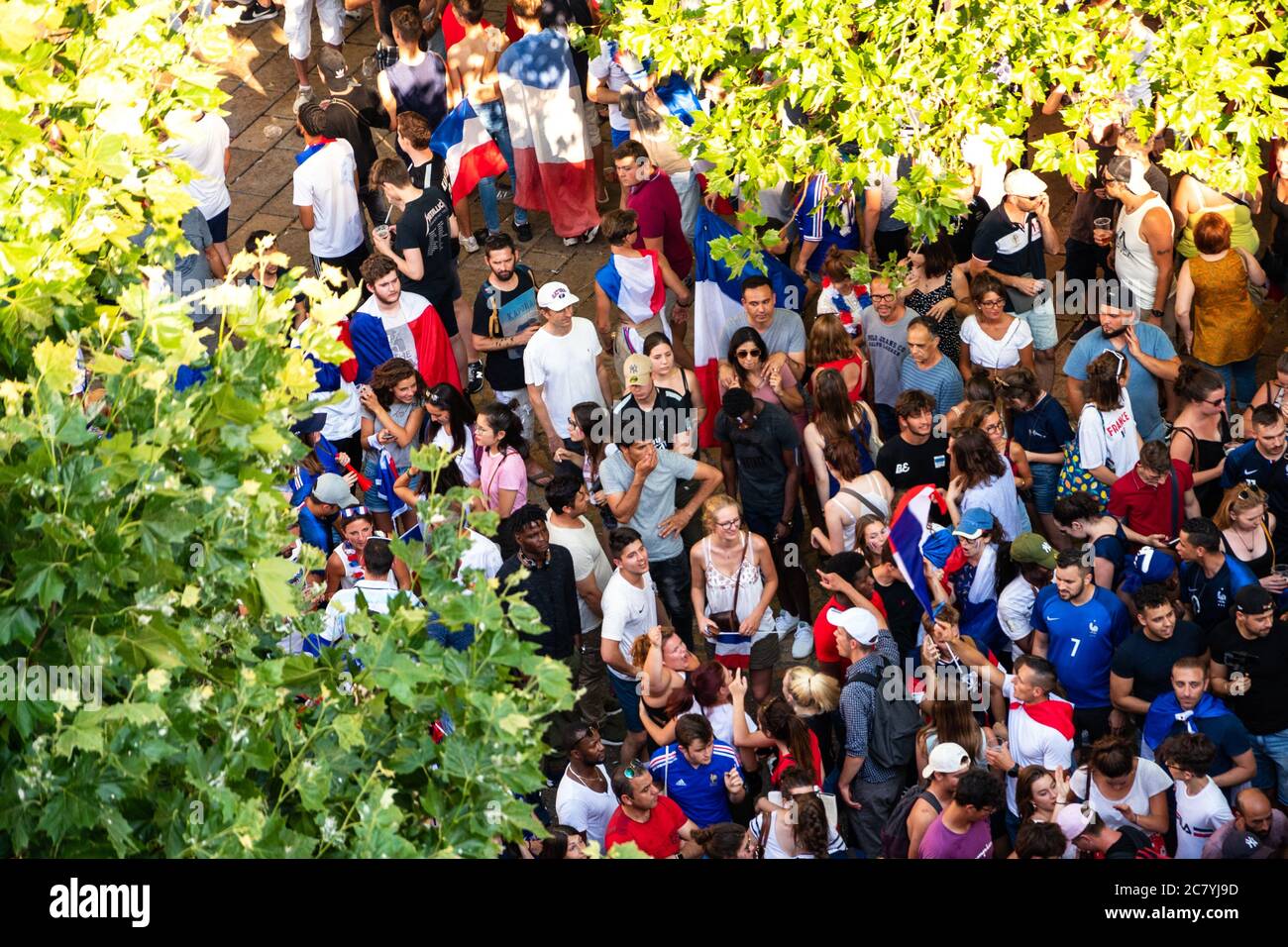 Euro cup final fans hi-res stock photography and images - Alamy