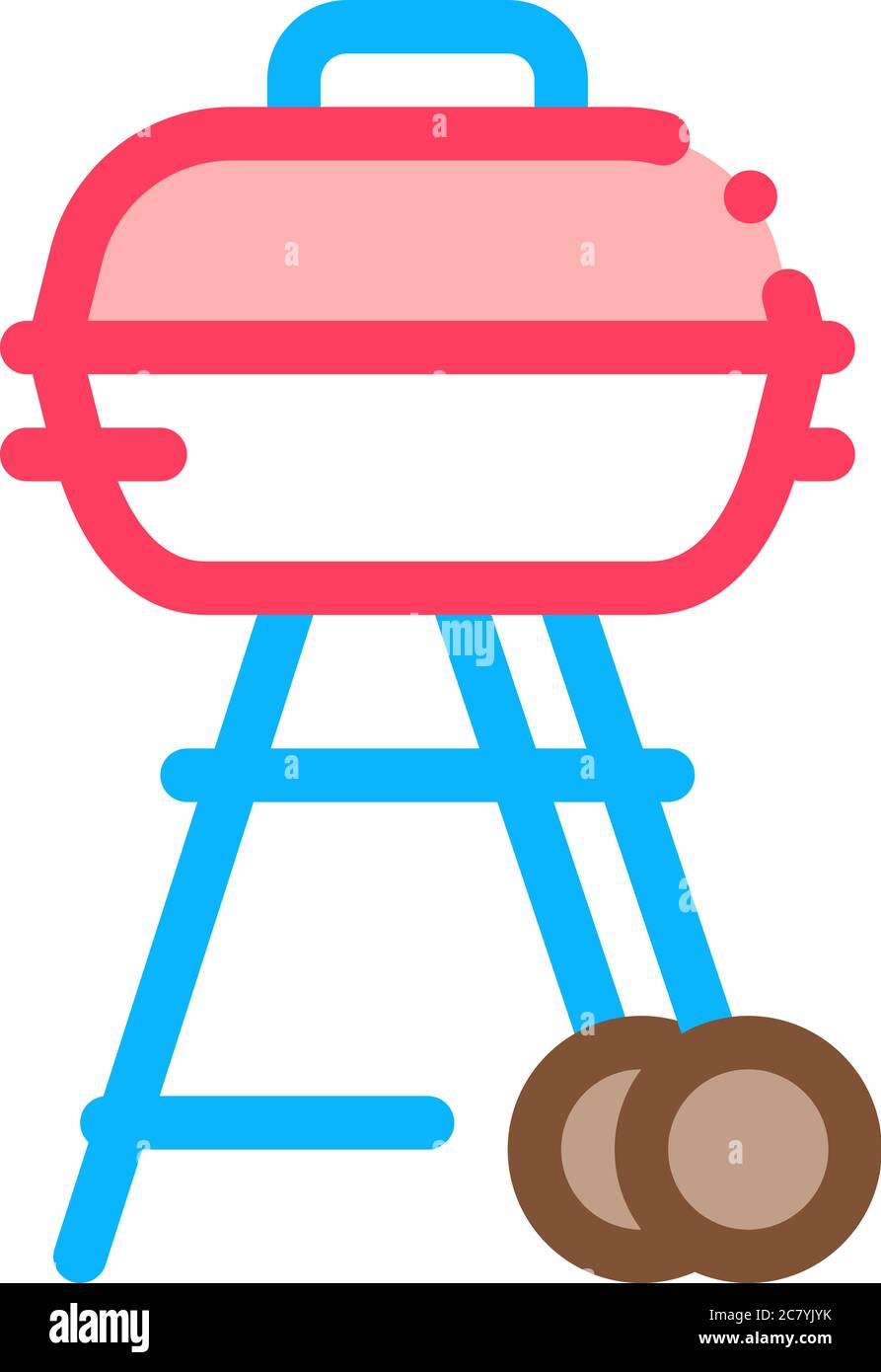 bbq cook tool icon vector outline illustration Stock Vector Image & Art ...