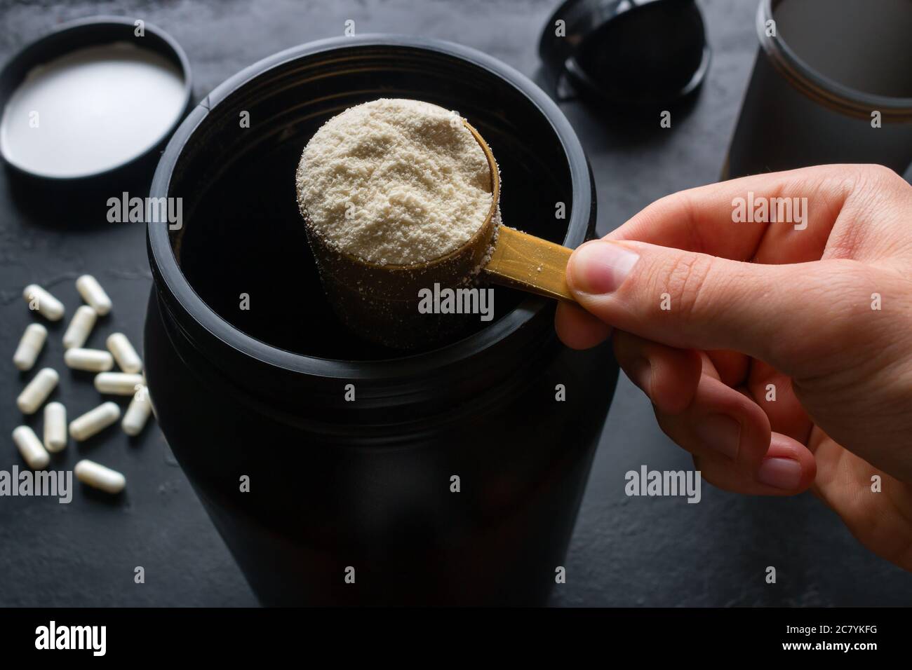 Protein container mockup hi-res stock photography and images - Alamy