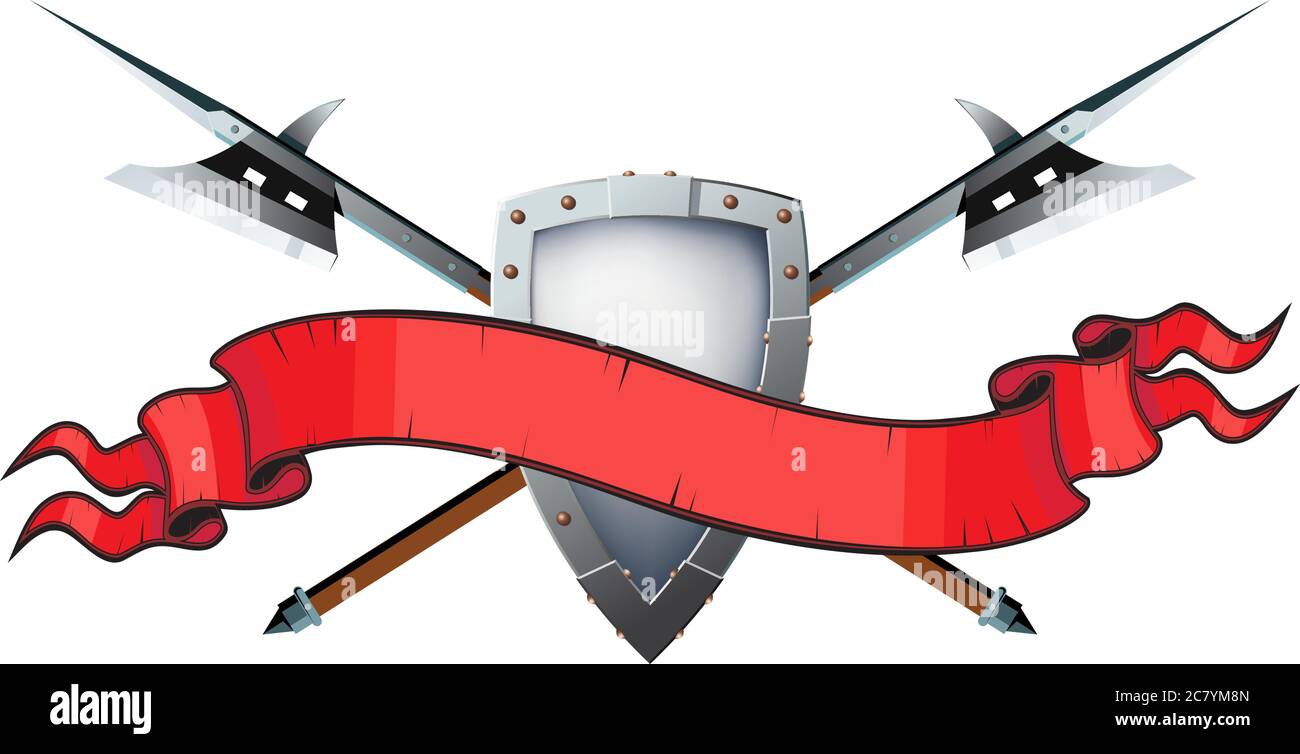 Ancient weapon halberd Stock Vector Images - Alamy