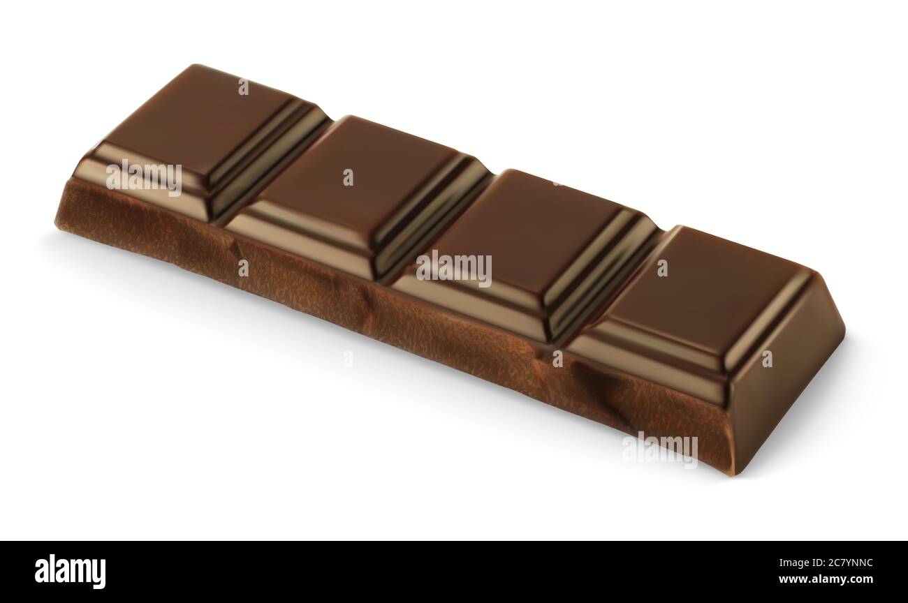 Vector chocolate bar on white background Stock Vector Image & Art - Alamy