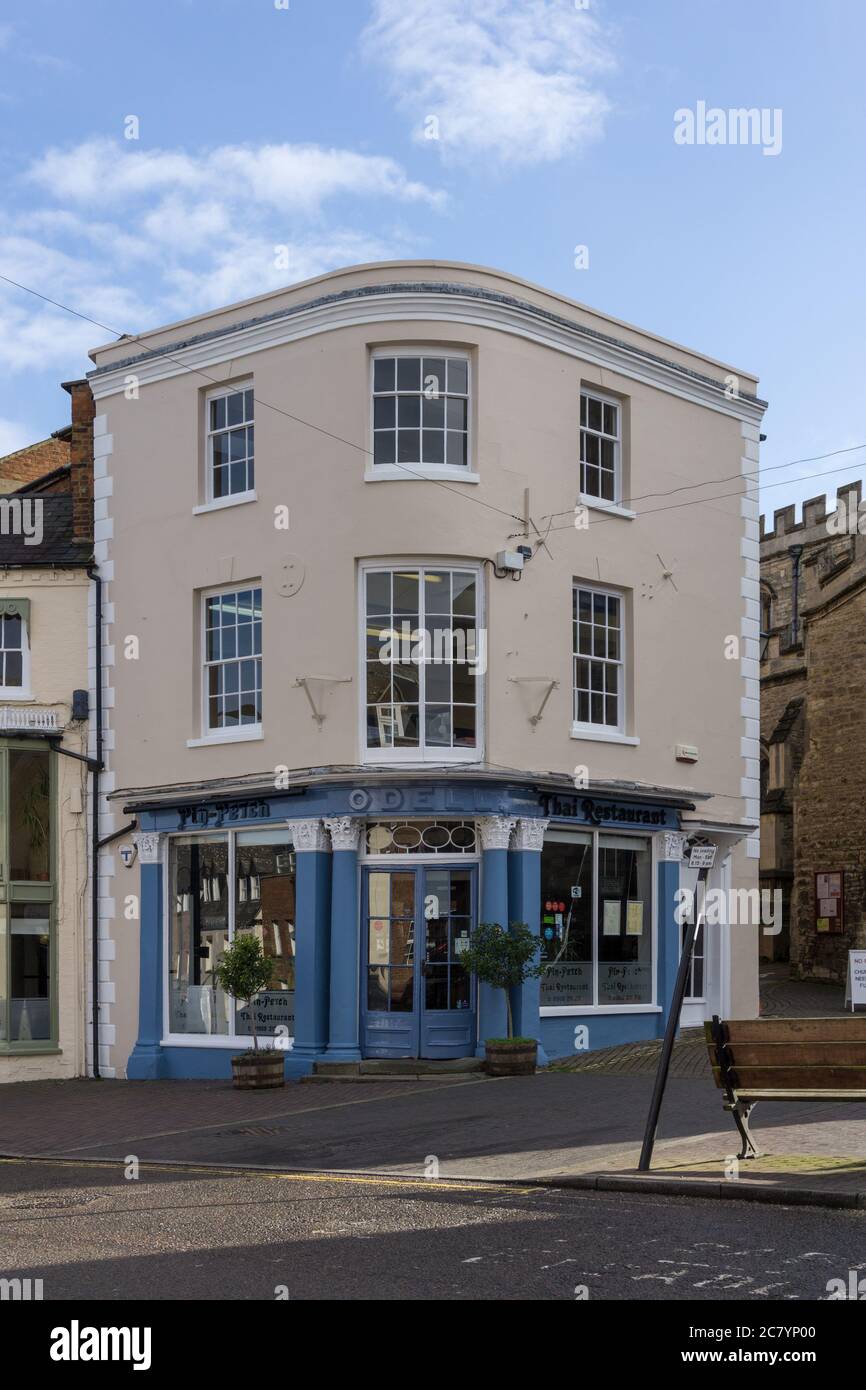 Pin Petch Thai restaurant, Newport Pagnell, Buckinghamshire, UK; an ...