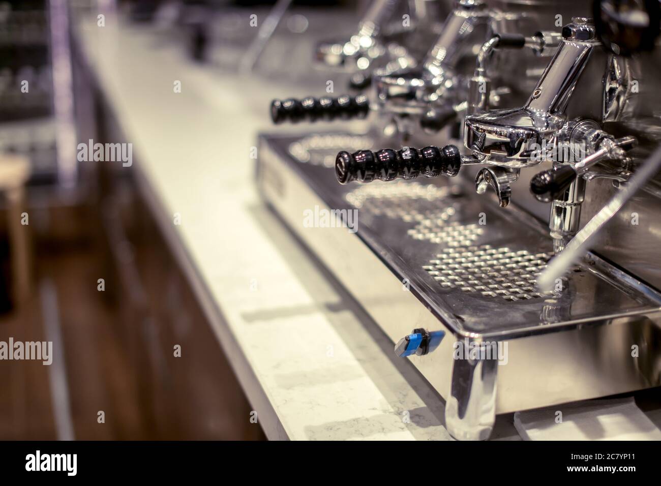 Waiter prepares close cafe hi-res stock photography and images - Alamy