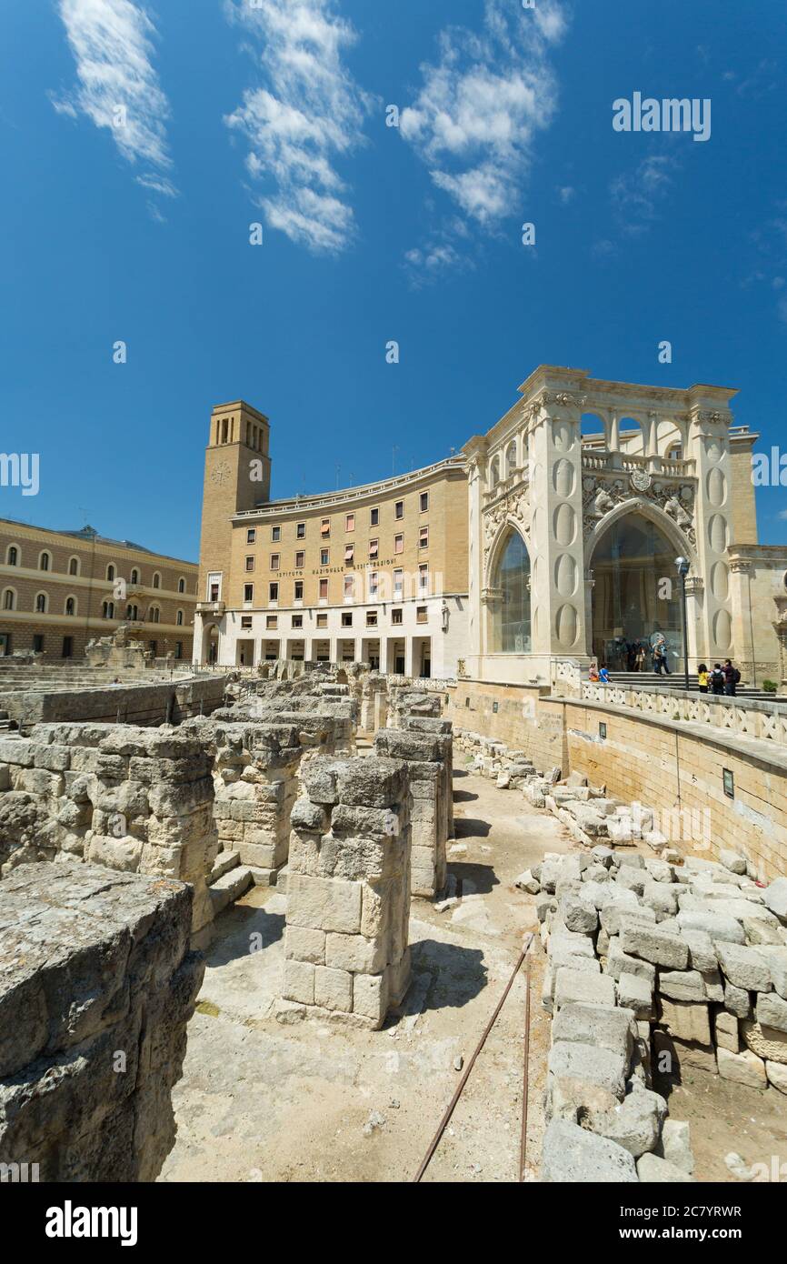 Baroque city of Lecce, in Salento, Apulia region Stock Photo - Alamy