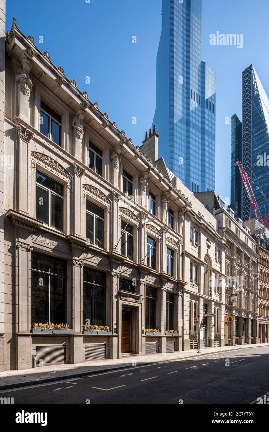 Oblique view of main (south) elevation looking north east, with 22 ...