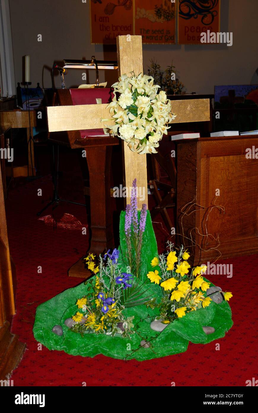 On display in the church hi-res stock photography and images - Alamy