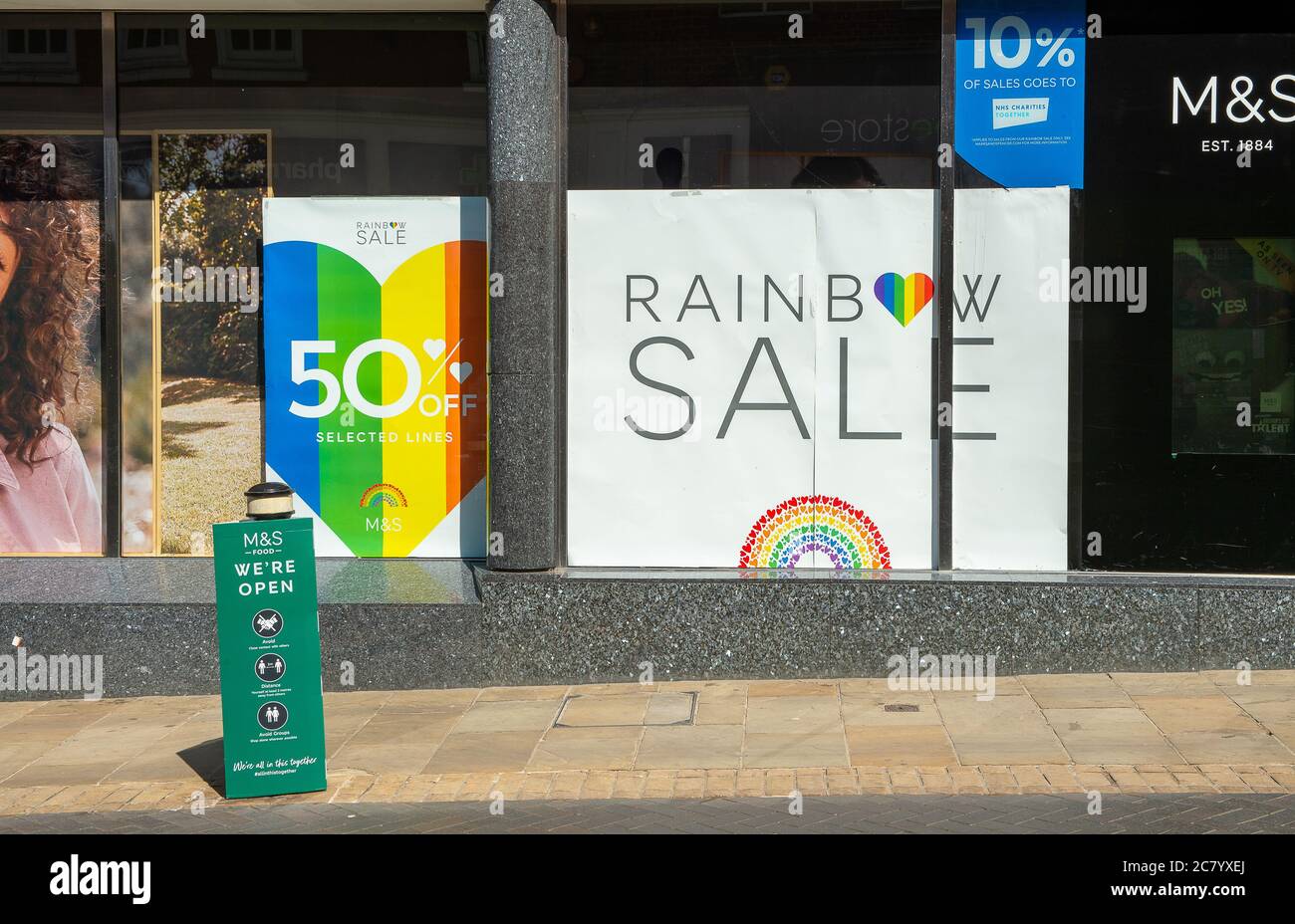 Windsor, Berkshire, UK. 21st May, 2020. Marks and Spencer are holding a ...